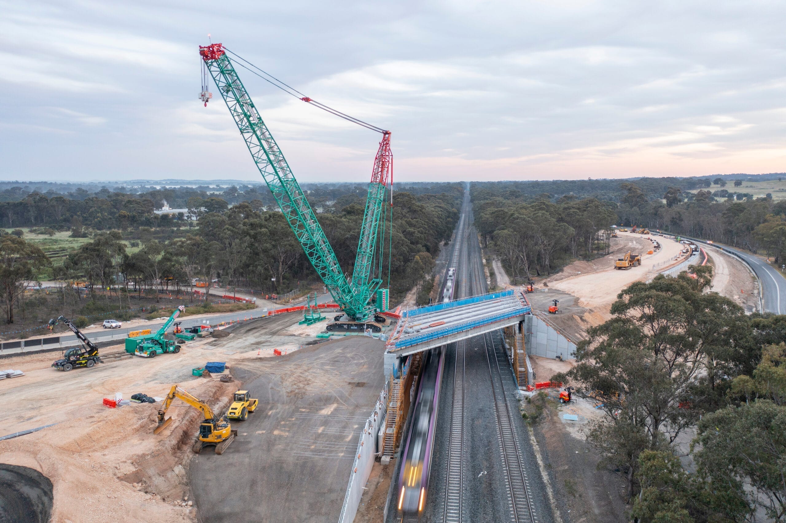 Inland Rail Bridges The Gap At Seymour-Avenel Road 29/10/2024 - The ...