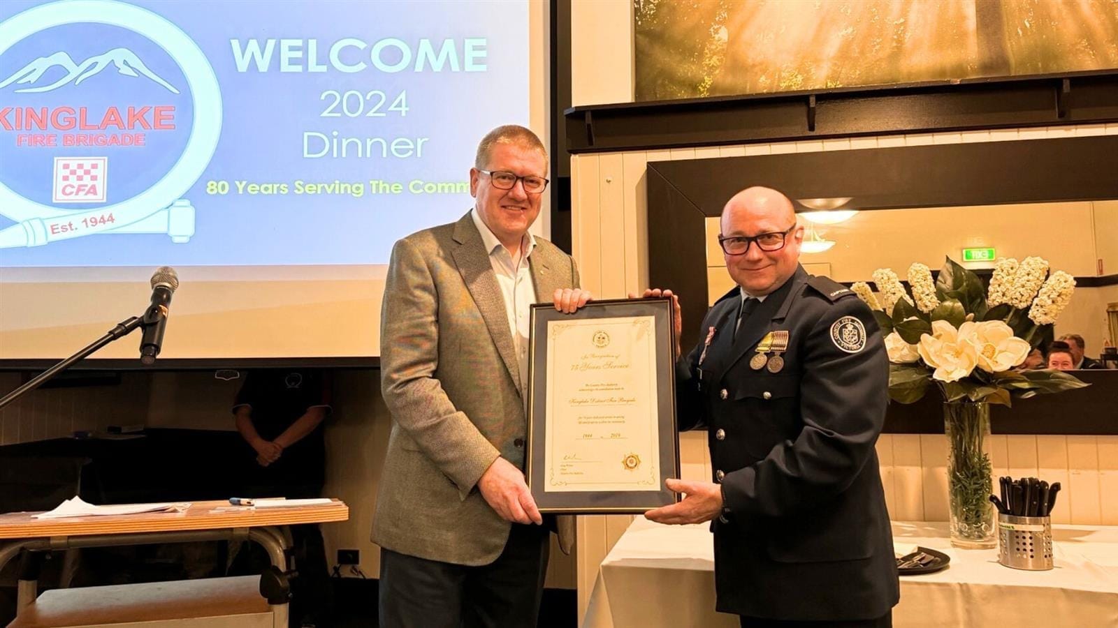 Celebrating 80 Years Of Service At Kinglake Fire Brigade 29/10/2024 ...